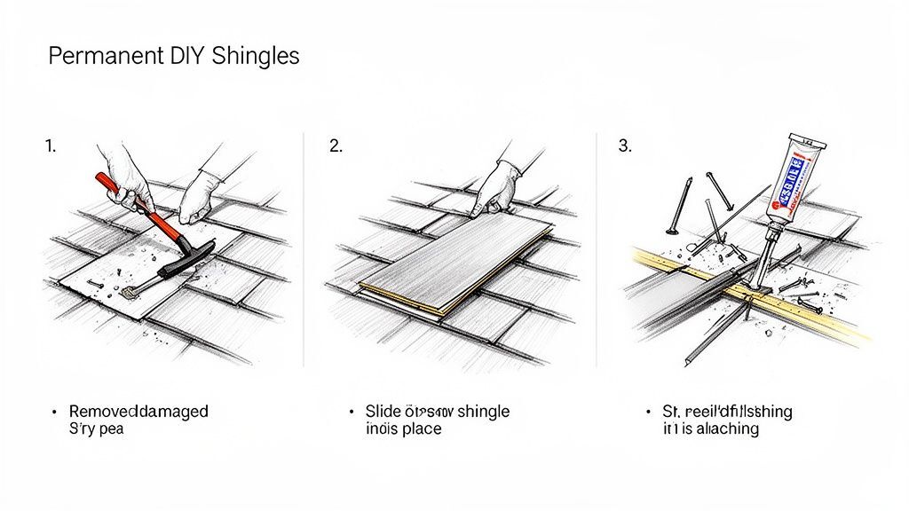 A Homeowner's Guide to Repairing Shingle Roof Leaks