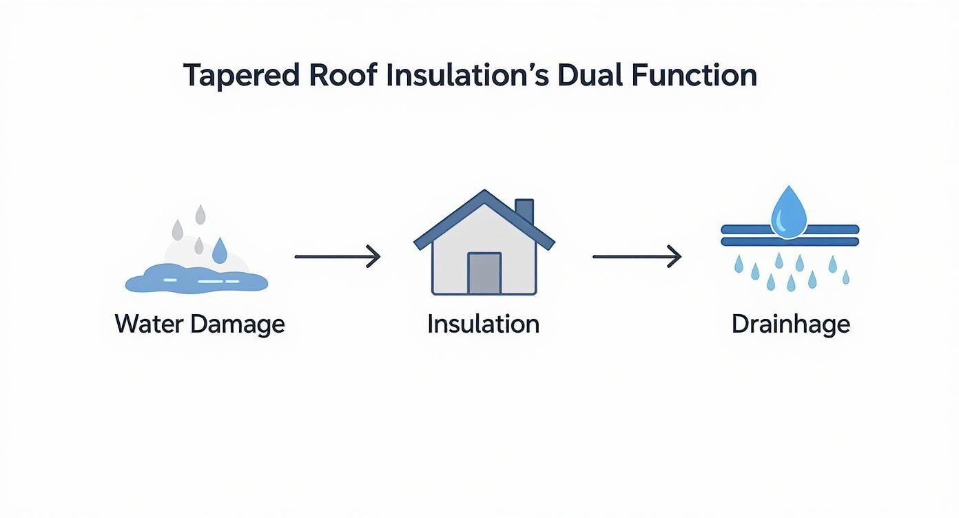 Tapered Roof Insulation: A Guide to Drainage, Energy Efficiency, and Longevity