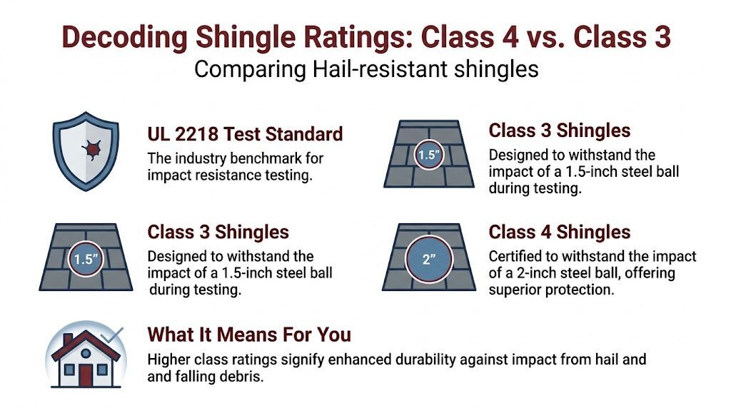 Hail Resistant Shingles: A WA Homeowner's Guide